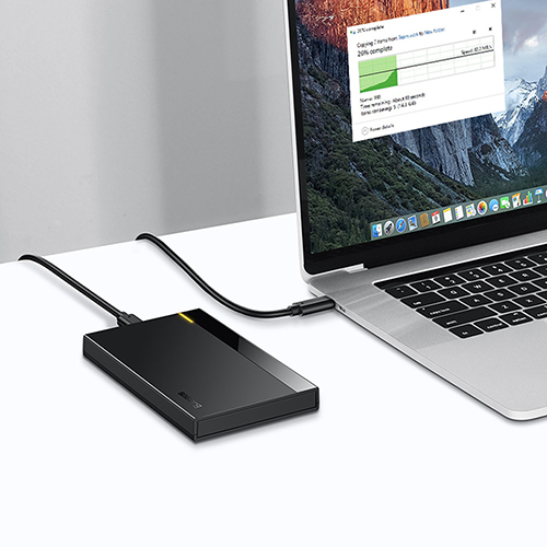 Baseus 2.5 Inch HDD Enclosure Sata Hard Drive Disk Case: full ...